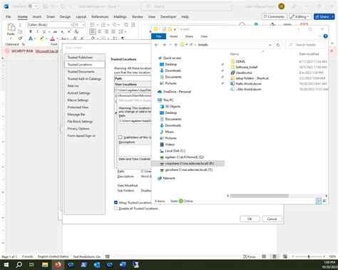My Macros Are Disabled In My Document What Do I Do