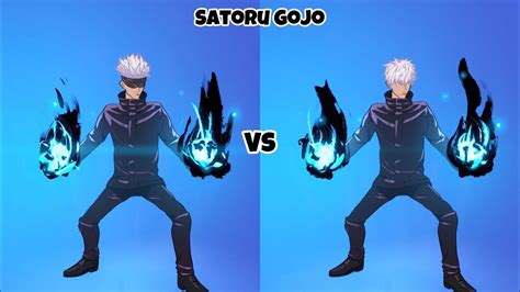 New Satoru Gojo Skin Doing Dance Battles With Different Edit Stylesfortnite X Jujutsu Kaisen
