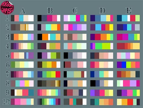 Spotify Color Palette Coastrety