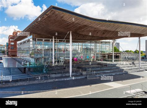 Welsh Assembly Buildingcardiff Bay The Senedd Or Welsh Assembly