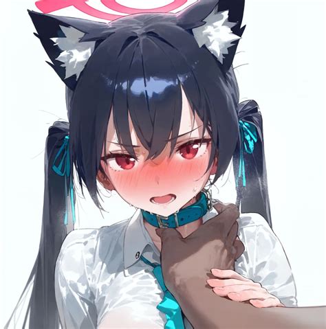 Rule 34 Ai Generated Angry Black Hair Blue Archive Blush Collarbone