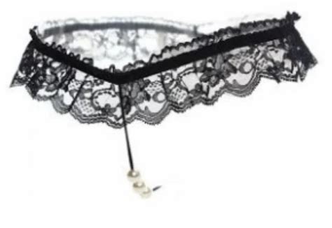 Black Hot Open Crotch Waist Band Pearl G String At Rs 450 Piece Panty