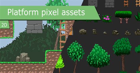 Platform Pixel Assets 2d Environments Unity Asset Store