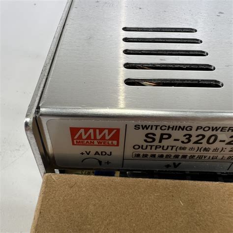 Mean Well Switching Power Supply SP-320-24 100-240VAC In/ 24 VDC Out ...