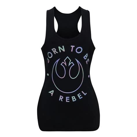 Womens Star Wars Born To Be A Rebel Tank Top The Kessel Runway