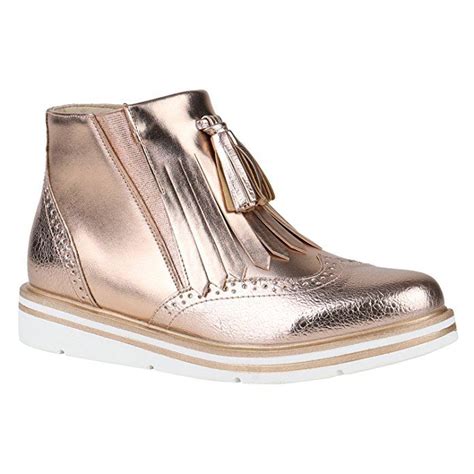 Damen Chelsea Boots Leicht Gefütterte Stiefeletten Wedges Plateau