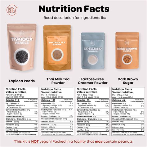 Diy Thai Milk Tea Bubble Tea Kit Boba Retea Toronto Canada