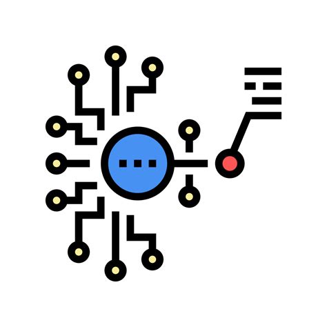 Artificial Model Neural Network Color Icon Vector Illustration 10277936