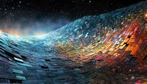 Glowing Cubes Abstract Technology Background With 3d Cubes Generative Ai Stock Illustration