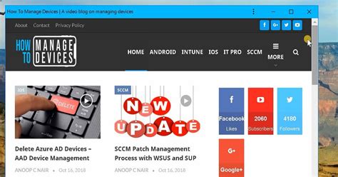 Pwa Windows Desktop Video Experience Blog Device Management Blog
