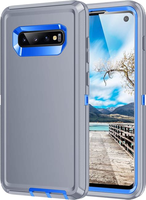 Amazon Mieziba For Galaxy S10 Case Heavy Duty Shockproof Dust Drop