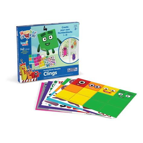 Hand2mind Bộ Học Toán Numberblocks 1 10 Reusable Clings
