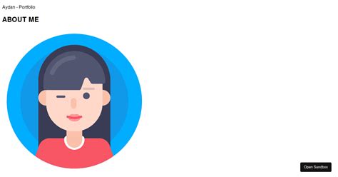 Webinar Portfolio Starter Code Codesandbox