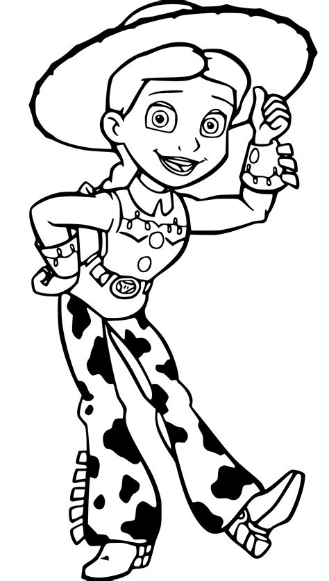 Jessie Toy Story Coloring Pages 10 Printable Sheets Simple To Draw