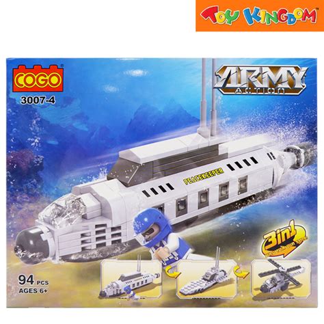Cogo 3007 4 Army Action Submarine 94 Pcs Blocks Lazada Ph