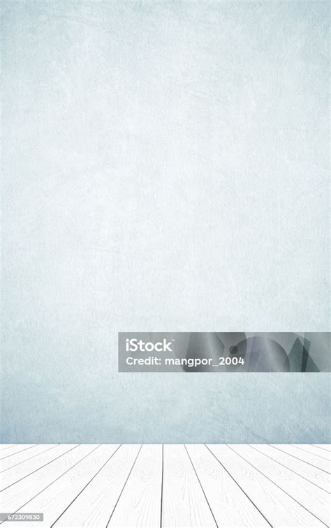 파란색 시멘트 벽 배경 룸 테이블 인테리어 디자인 제품 디스플레이 몽타주 빈티지 스타일 관점 흰색 나무 0명에 대한 스톡 사진 및 기타 이미지 Istock