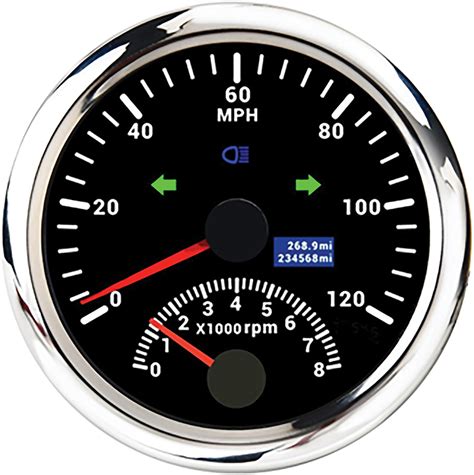 85mm Gps Speedometer Tachometer Gauge