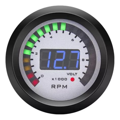 Tacômetro De Carro Digital De 52 Mm2 Polegadas 09999 Rpm Frete Grátis