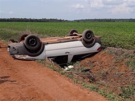 Ladrões Roubam Empresa Capotam Carro E São Presos Mas Fogem Pelo Teto