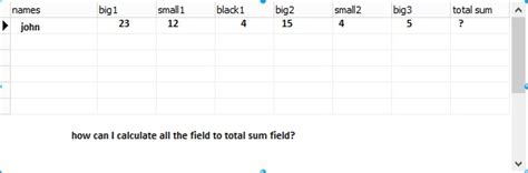 How Can I Calculate Sql Tables In Delphi Stack Overflow