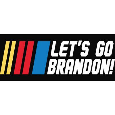 Let S Go Brandon Sticker Car Truck Logo 3x10 Inch Bumper Vinyl Decal