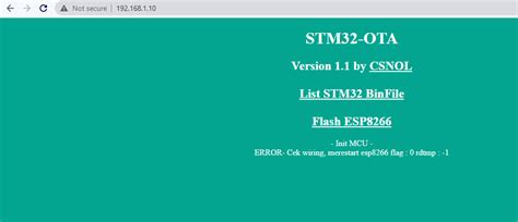 Cant Get Mcu Type When Press The Reload Page After First Detected