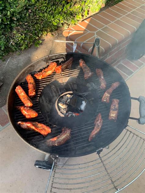 Weber Kettle Fans First Time And Definitely Not The Last Time Using The Vortex To Cook Ribs
