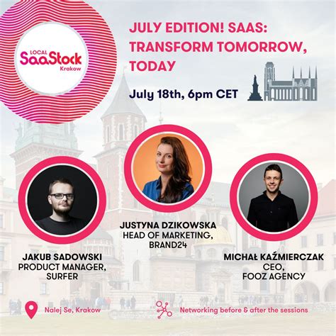 Saastock On Linkedin Saastocklocal Saas Founder Meetup Krakow