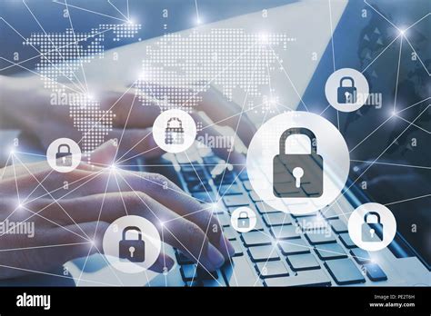 Information Security Secured Network Internet Connection Concept Data