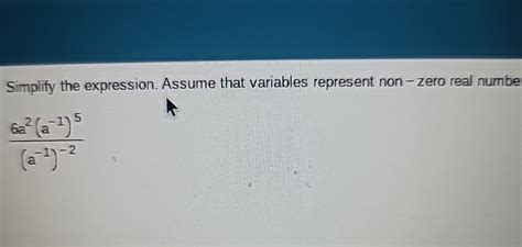 Solved Simplify The Expression Assume That Variables Chegg