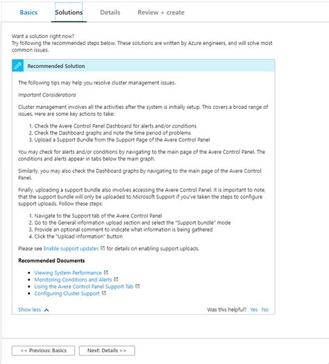 How To Get Support For Avere Vfxt For Azure Microsoft Learn