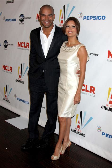 Amaury Nolasco And Eva Longoria Parker Arriving At The Alma Awards Nominations For 2009 At Beso