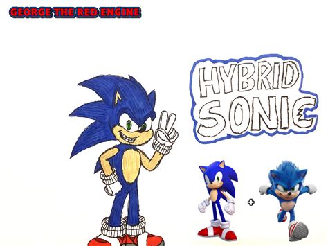 Sonic The Hedgehog Hybrid Sonic Sketch By Georgetheredengine15 On Deviantart