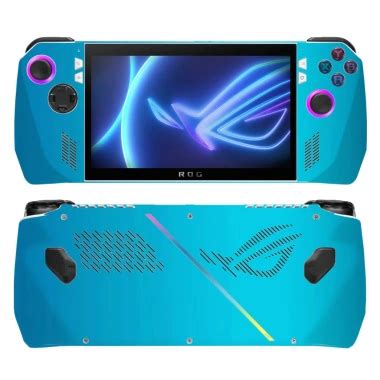 Skin Dán Asus Rog Ally Ally X Màu Xanh Nước Biển Có Thể Custom Theo
