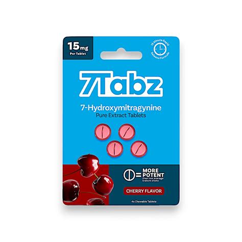7tabz 7oh Kratom Extract Tablets Berry 120mg 4ct 30mgtab Kures