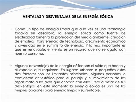 Ventajas Y Desventajas De La Energia Eolica Hot Sex Picture