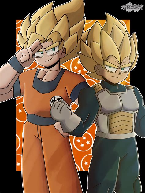 Did A Drawing Of Goku And Vegeta R Dragonballsuper
