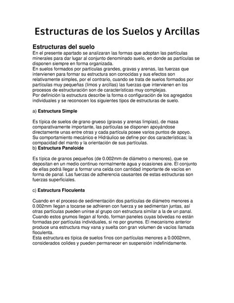 Estructura Del Suelo