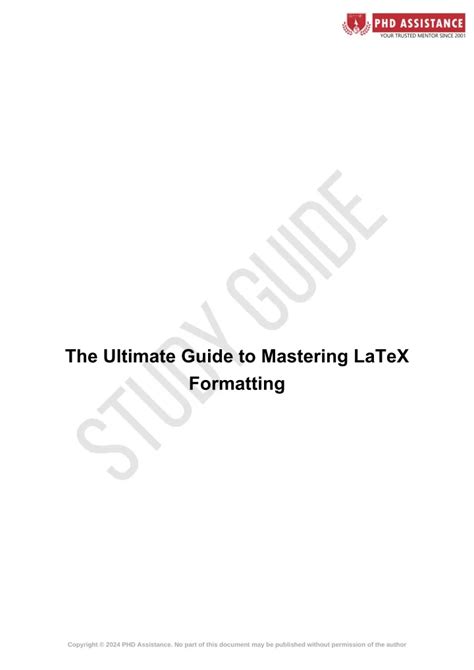 Ppt The Ultimate Guide To Mastering Latex Formatting Powerpoint