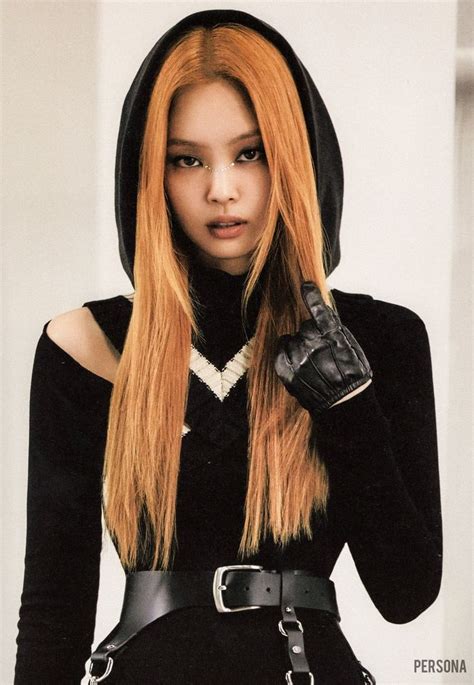 Kim Jennie Black Pink Kpop Pink Grey Album Blackpink Icons