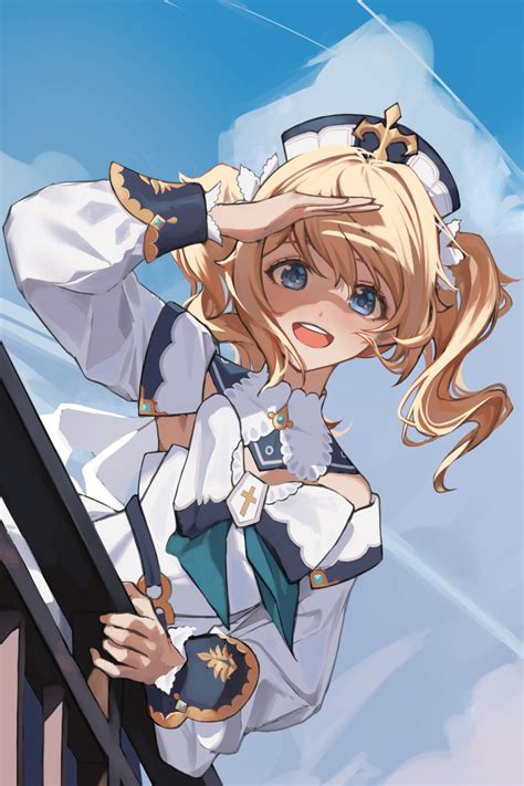 Safebooru 1girl Absurdres Armpit Peek Armpits Barbara Genshin Impact
