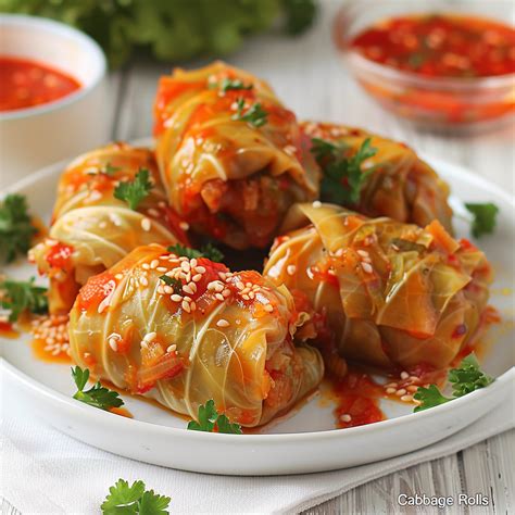 Cabbage Rolls Recipe “fresh Greens With A Tangy Dressing” The Fresh