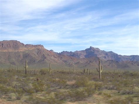 Sonoyta Sonora Mexico Desert Landscape View