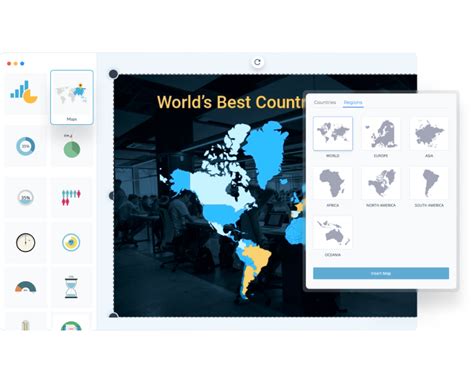 Infographic World Map Creator