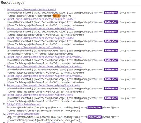 section headers with hiddensort · issue 992 · liquipedia lua modules