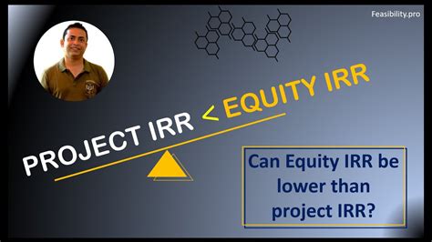 Project Irr And Equity Irr Youtube