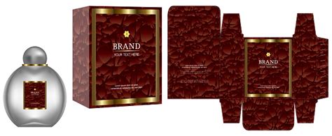 포장 디자인 빨간 호화 스러운 상자 템플릿과 모형 상자를 가진 화장 용 콘테이너에 상표 일러스트 벡터입니다 개념에 대한 스톡 벡터 아트 및 기타 이미지 Istock