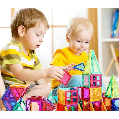 Комплект магнитен конструктор SOLTOY Magnetic Construction Blocks, 106 ...