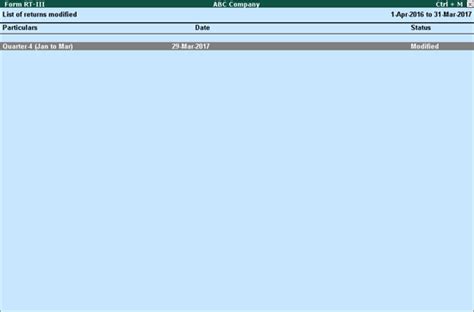 Annual Return Summary VAT