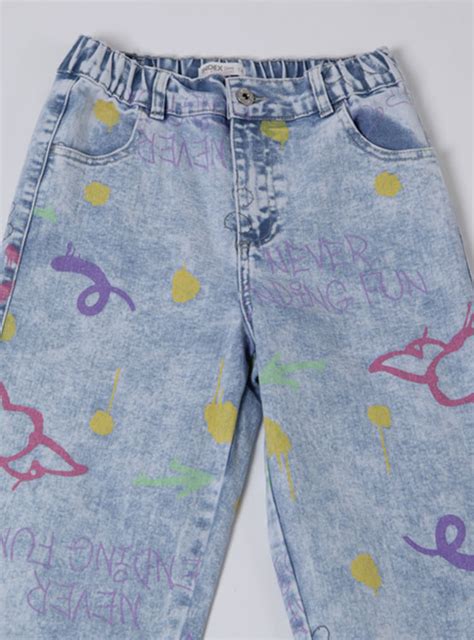 Ripley Jean NiÑa Index Celeste Print